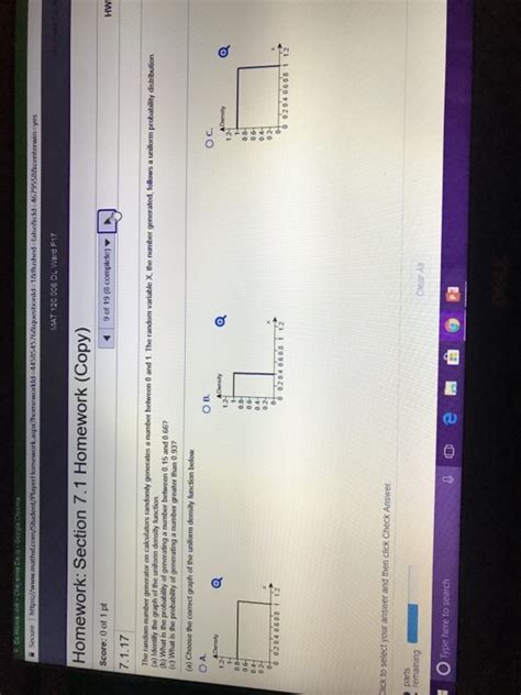 Solved Homework Section 7 1 Homework Copy Score 0 Of 1