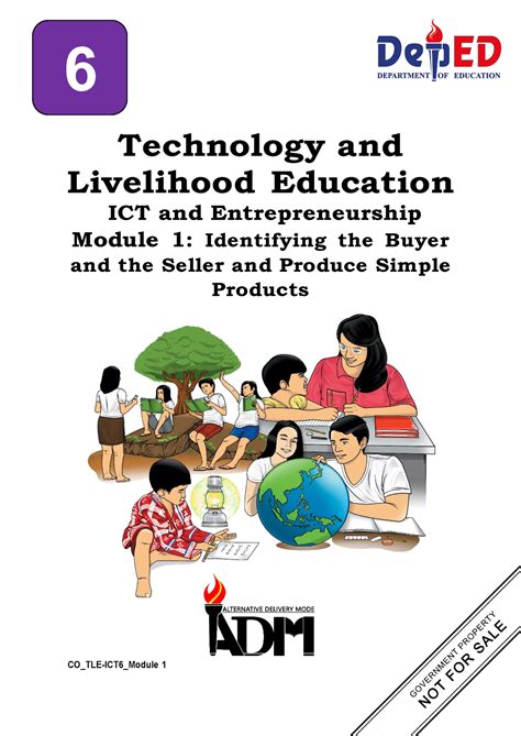 Tle Ict6 Mod1 Identifying The Buyer And The Seller And Produce Simple Products Technology And