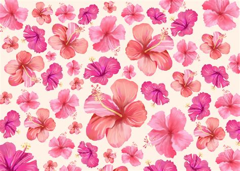 Pink Hibiscus Wallpaper