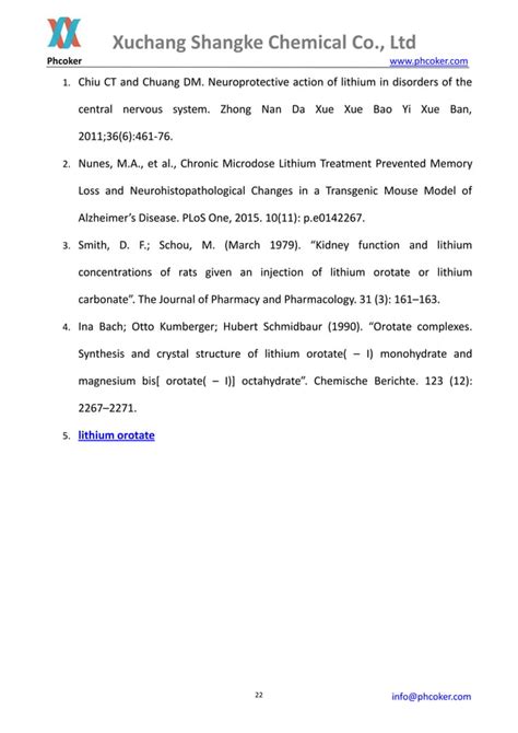 Lithium Orotate Experience What Can You Get From Taking Lithium Orotate Pdf