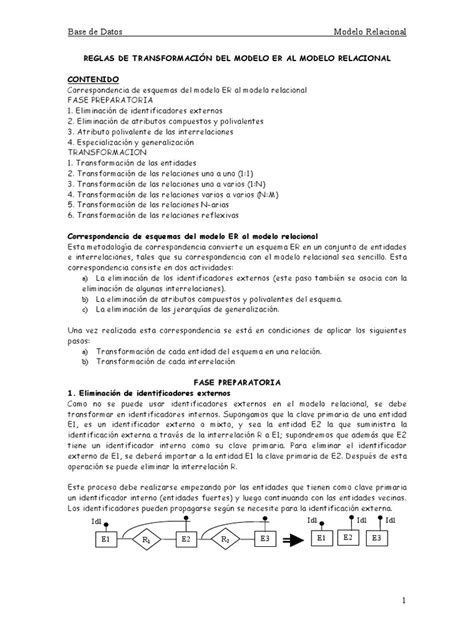 PDF Algoritmo Transformacion ER DOKUMEN TIPS