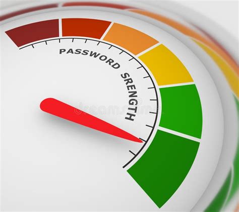 Password Strength Concept Stock Illustration Illustration Of Gauge 178753782