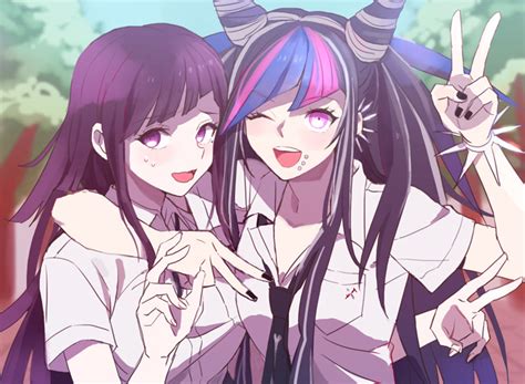 Tsumiki Mikan And Mioda Ibuki Danganronpa And 1 More Drawn By