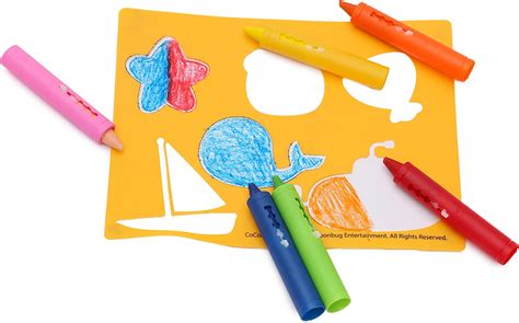 Cocomelon Bathtime Playset Featuriing Memory Match Game And Crayon