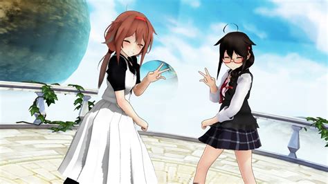 【mmd艦これ】秋服白露改二・秋服時雨改二で「ロキ」 Youtube