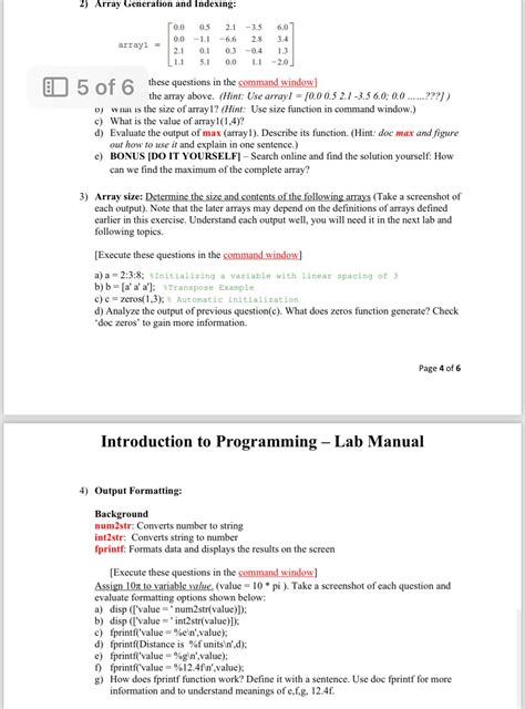 Solved Array Generation And