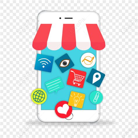 파란색 손으로 그린 모바일 스테레오 그림 일러스트미디어휴대 전화 Png 일러스트 무료 다운로드 Lovepik