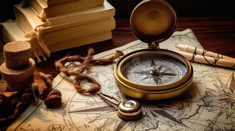 Rustic White Compass Stock Illustration Illustration Of Crisp 375629900