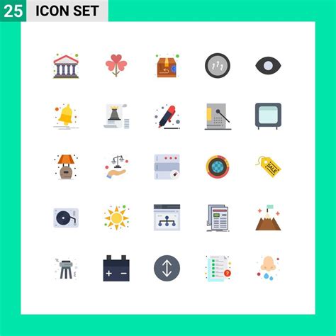 25 Universal Flat Colors Set For Web And Mobile Applications Eye Chemistry Nature Biology