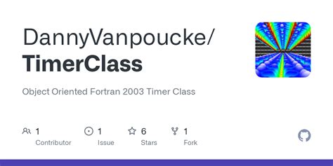 Github Dannyvanpoucketimerclass Object Oriented Fortran 2003 Timer