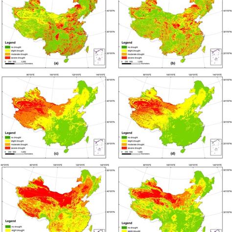 Spatial Distribution Of Drought Frequency In China From 1982 To 2010 Download Scientific