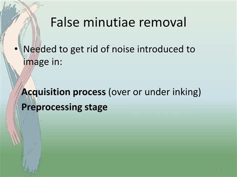 Ppt Fingerprint Recognition Using Matlab Using Minutiae Matching