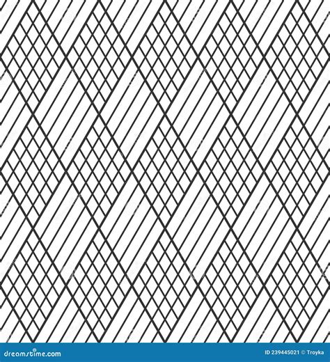 Abstract Seamless Geometric Diamonds Lattice Pattern Stock Vector Illustration Of Modern Tile