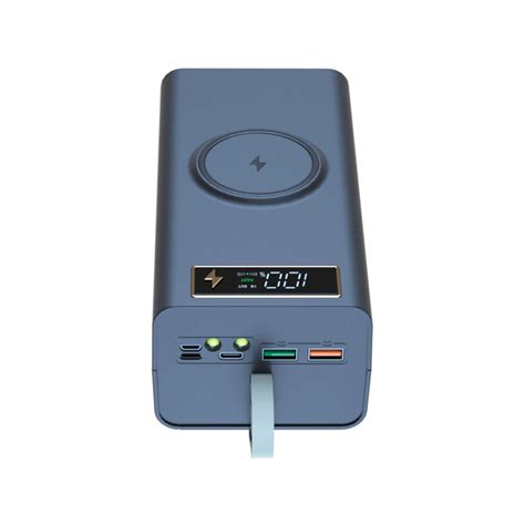 조명이 달린 듀얼 Usb 보조베터리 전원 상자 무선 고속 충전 상자 탈착식 배터리 충전 상자 Diy 쉘 21x18650