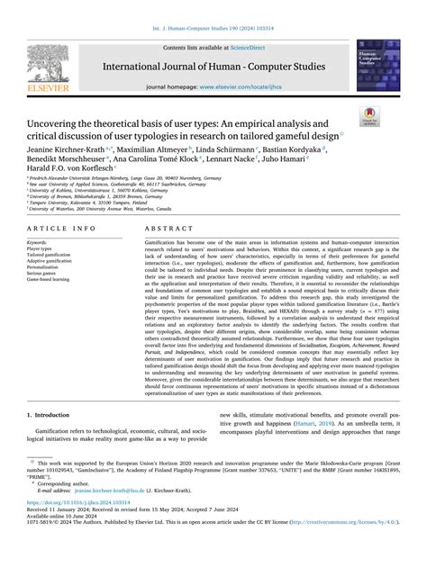 Pdf Uncovering The Theoretical Basis Of User Types An Empirical