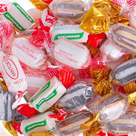 Assorted Mints Wrapped Mint Sweets Selection 1 Kilo Bulk Bag 1kg