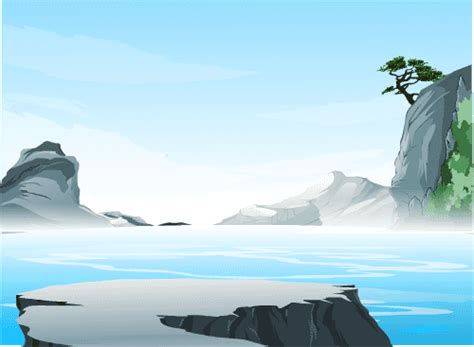 山中的泉水沙雕动画素材沙雕动画素材网