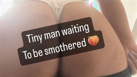 Tiny Man Waiting To Be Smothered By Giantess Females Booty Nadia