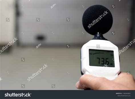 Sound Level Meter Measuring Noise Space Stock Photo 1108280843 Shutterstock
