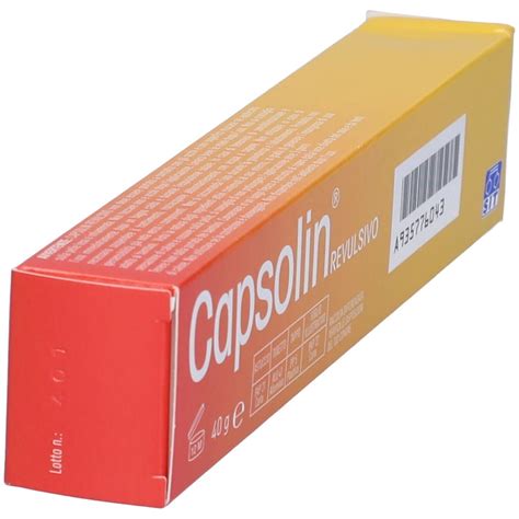 Capsolin® Revulsivo Pomata Per Uso Topico 40 G Redcare