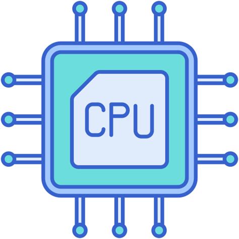 Cpu Generic Color Lineal Color Icon