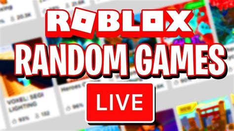 Playing Random Roblox Games Live Youtube