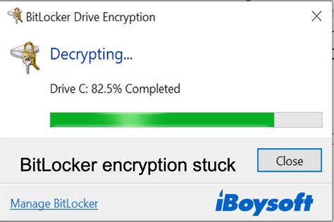 Bitlocker Stuck On Decrypting Or Encrypting How To Stop