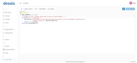 develop using low code dessia documentation