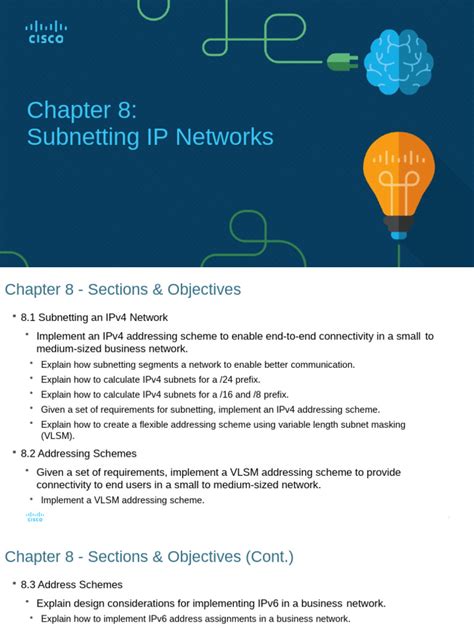 08 Subnetting Ip Networks Pdf I Pv6 Computer Network