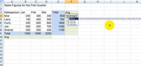 Average Function In Excel 2 Easy Way
