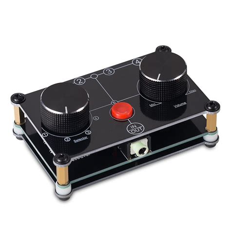 Way Mm Stereo Audio Splitter Selector AUX Speaker Headphone Switcher Box EBay