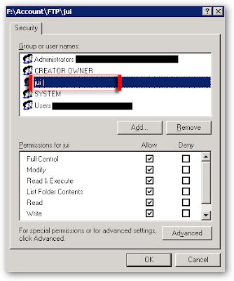 WeB LoG S JuUiER Create FTP Virtual Directory On M WD Server
