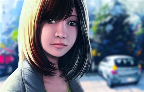 Anime Original Characters Glasses Black Hair Anime Girls Hd Phone