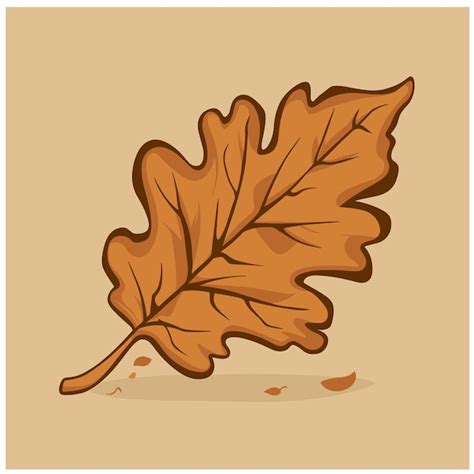 силуэты дубовых листьев на белом фоне Премиум Ai сгенерированный вектор