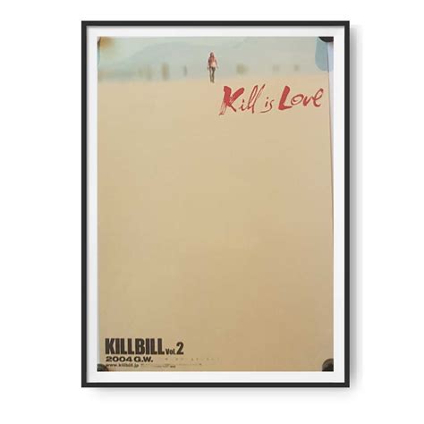 Kill Bill Volume 2 2003 Japanese Chirashi Poster Cinema Poster Gallery
