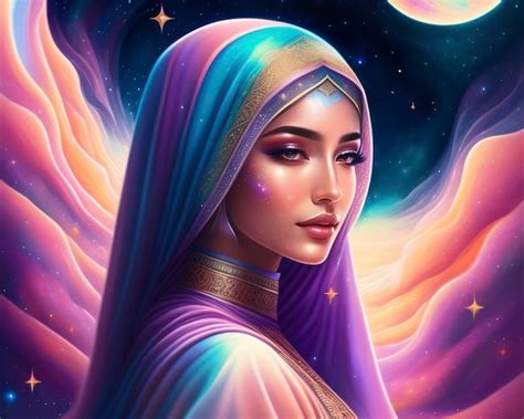 Premium Photo Beautiful Girl Wearing Hijab