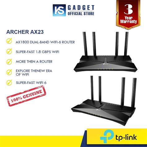 TP LINK Archer AX23 AX1800 Dual Band Wi Fi 6 Router TL ARCHER AX23 Shopee Malaysia