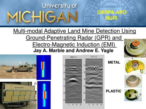 Ppt Multi Modal Adaptive Land Mine Detection Using Ground Penetrating Radar Gpr And Electro