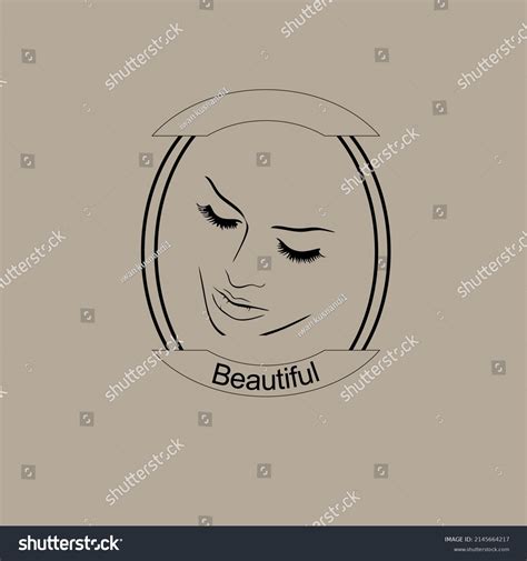 Cute Girl Face Vector Logo Animation Stock Vector Royalty Free 2145664217 Shutterstock