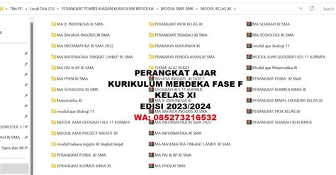 Modul Ajar Kelas 11 Kurikulum Merdeka Semester 1 Dan 2 Lengkap Semua Mapel Modul Ajar