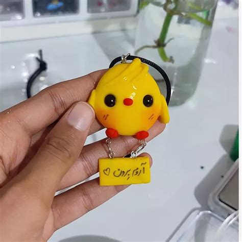 خرید و قیمت آویز ماشین جوجه آروم برون از غرفه تینی آرت لند