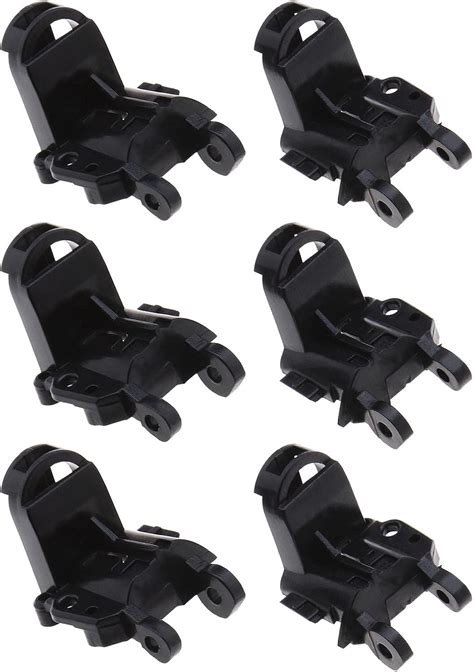 3 Pairs Lt Rt Button Brackets Lt Rt Button Inner Support Internal Bracket Black Lt Rt Button