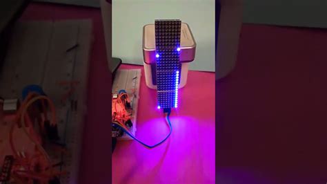 Arduino Vu Meter Led 7219 Matrix Project Arduino Landline Phone Phone