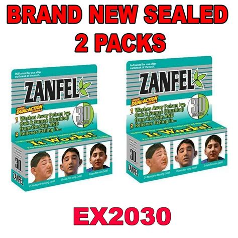 Zanfel Poison Ivy Oak Sumac Dual Action Itch Relief Wash 1oz Ex052030