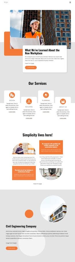 design led architecture practice website template by nicepage