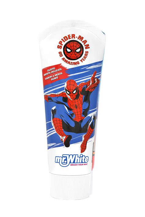 Spider Man Toothpaste Mr White