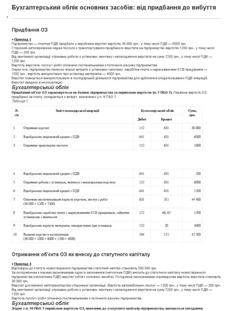 Бухгалтерський облік основних засобів Pdf