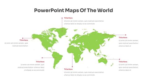 PowerPoint World Map Presentation Template SlideBazaar