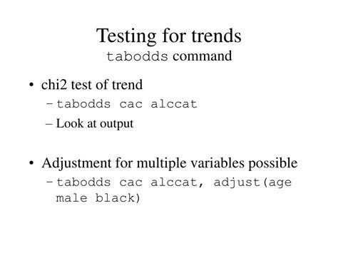 Ppt Basic Epidemiologic Analysis With Stata Powerpoint Presentation Free Download Id5766102