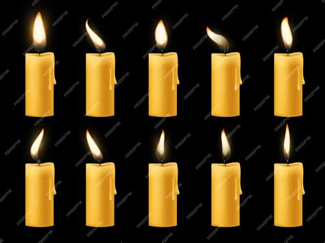 Candle Flame Vector